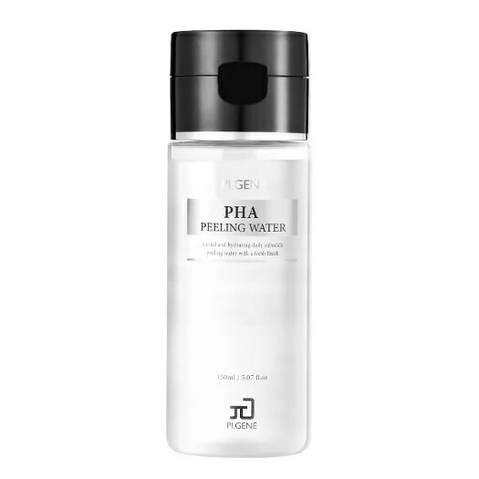 PI.GENE（パイジン）PHA　ピーリングウォーター 150mL 拭き取り化粧水 使用方法 朝・晩洗顔後、コットンに適量を取り出し顔の内側から外側に優しく拭き取ります。 成分 水、BG、グリセリン、パンテノール、ヒアルロン酸クロスポリマー...