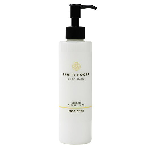 【送料無料】フルーツルーツ リフレッシュボディローション 200ml フルーツルーツリフレッシュライン～オレンジ＆レモン 誰にでも愛される不動のフルーツ。 柑橘系の目覚めるような爽やかな香りで気分もリフレッシュ。 爽やかな香りと贅沢な潤いが...