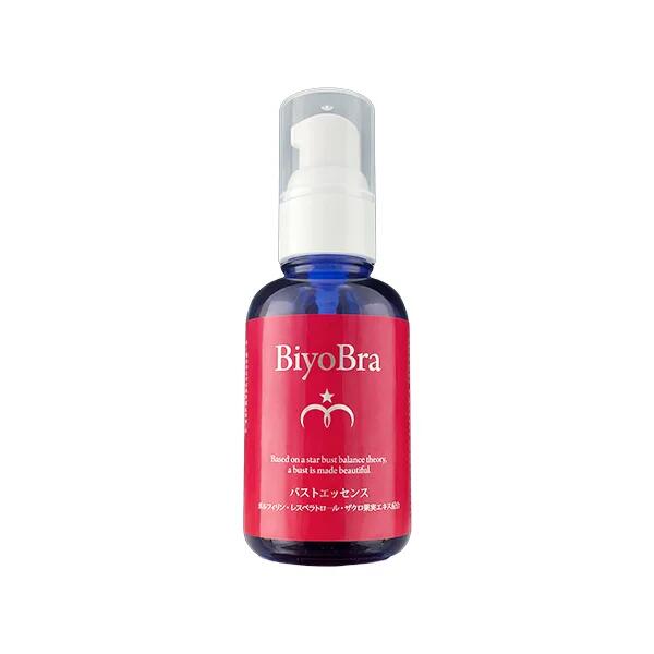 バストエッセンス ビヨブラ 70mL バスト用美容液 成分/原料 水、BG、グリセリン、ハナスゲ根エキス、ブドウつるエキス、ザクロエキス/ザクロ果実エキス、プエラリアミリフィカ根エキス、ヒアルロン酸Na、セイヨウサンザシ果実エキス、マグワ根...