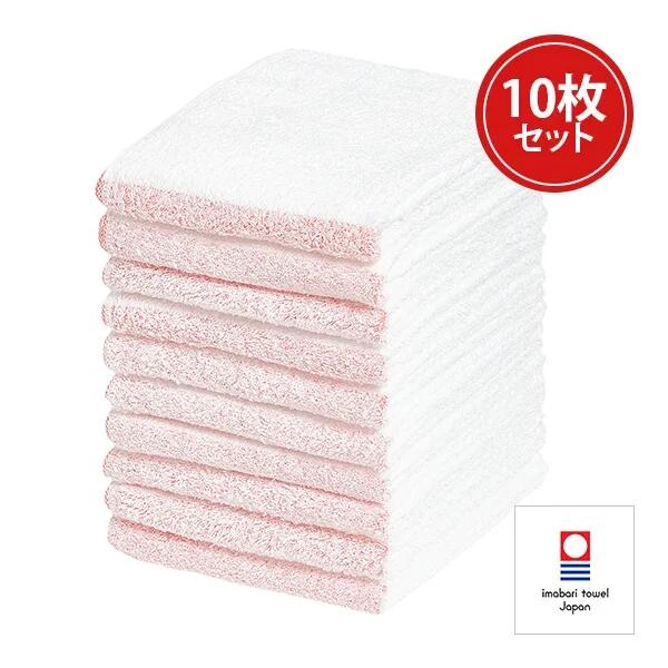 [今治タオル] スチームタオル (綿 100%)(240匁) 34cm×86cm 日本製 ホワイト 10枚入り 【日本製】 今治タオルブランド認定済のフェイスタオル しっとりやさしい肌触り・高い洗濯耐久性で業務用タオルとして安心 商品サイズ...