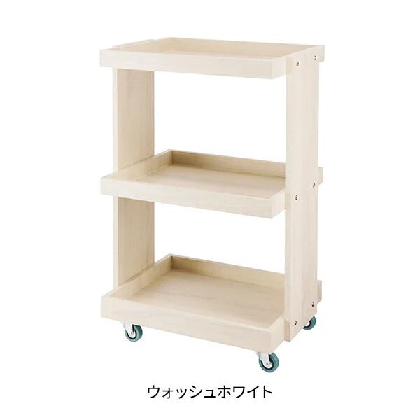 木製ワゴン 3段 ウォッシュホワイト サロンを選ばない木製ワゴン新登場! シンプルな構造の木製ワゴンです。 幅広の天板なので収納力も抜群、どんなサロンにもなじみやすいデザインです。 棚としても使用できる木製ワゴンです。 ネジ12本で簡単に組...