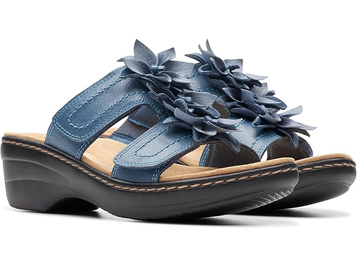 ■商品詳細 ■ブランド ClarksClarks ■商品名 Merliah Raelyn メルリア レイリン ■商品状態 新品未使用・並行輸入品 ■色 Blue Leather - EVAアウトソール。 - 輸入品。 - サイズ7、幅A -...