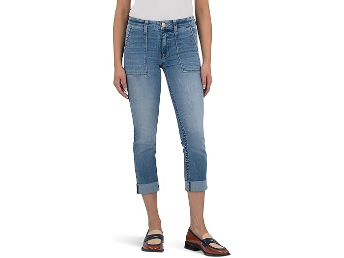 ■商品詳細 ■ブランド KUT from the KlothKUT from the Kloth ■商品名 Stevie Crop Straight Leg With Pork Chop Pocket スティービー クロップ ストレート レ...