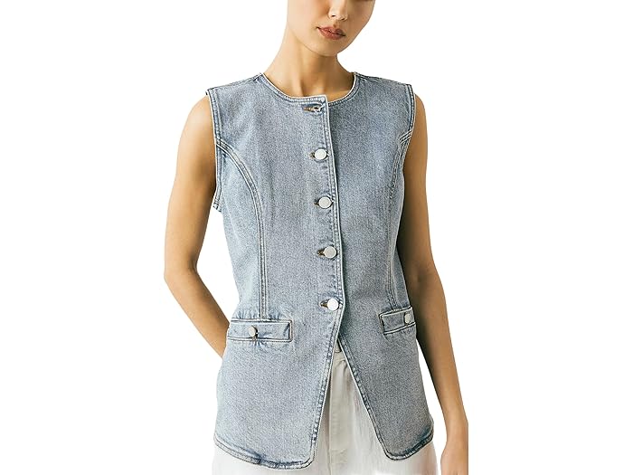■商品詳細 ■ブランド Blank NYCBlank NYC ■商品名 Summer Vibes Denim Vest サマー バイブス デニム ベスト ■商品状態 新品未使用・並行輸入品 ■色 Blue - レギュラーフィット。 - 前面...