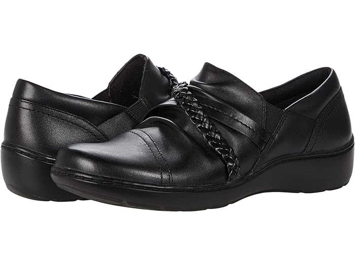 ■商品詳細 ■ブランド ClarksClarks ■商品名 Cora Braid Shoe コラ ブレイド シュー ■商品状態 新品未使用・並行輸入品 ■色 Black Leather - ClarksCoraBraidShoeスリッポンロ...