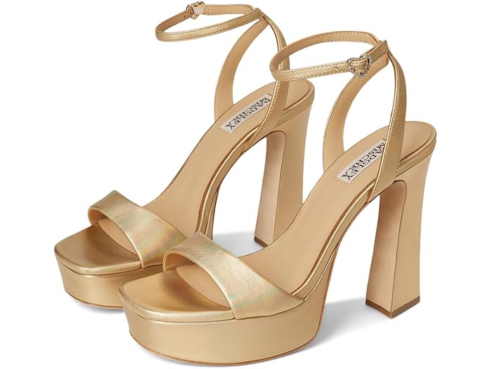 ■商品詳細 ■ブランド Badgley MischkaBadgley Mischka ■商品名 Caia カイア ■商品状態 新品未使用・並行輸入品 ■色 Gold Iridescent - オープンラウンドトゥのシルエット。 - 耐久性の...