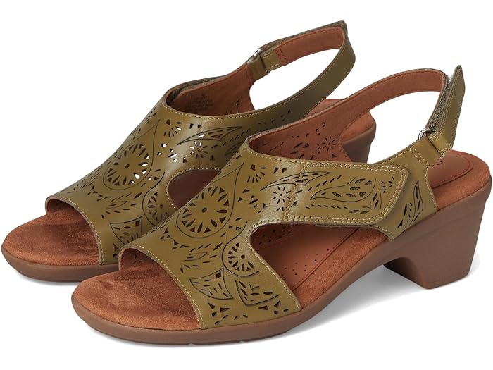 ■商品詳細 ■ブランド Cobb HillCobb Hill ■商品名 Corria コリア ■商品状態 新品未使用・並行輸入品 ■色 Dark Green Leather - アーチをサポートする. - ブロックヒール. - オープンラウ...