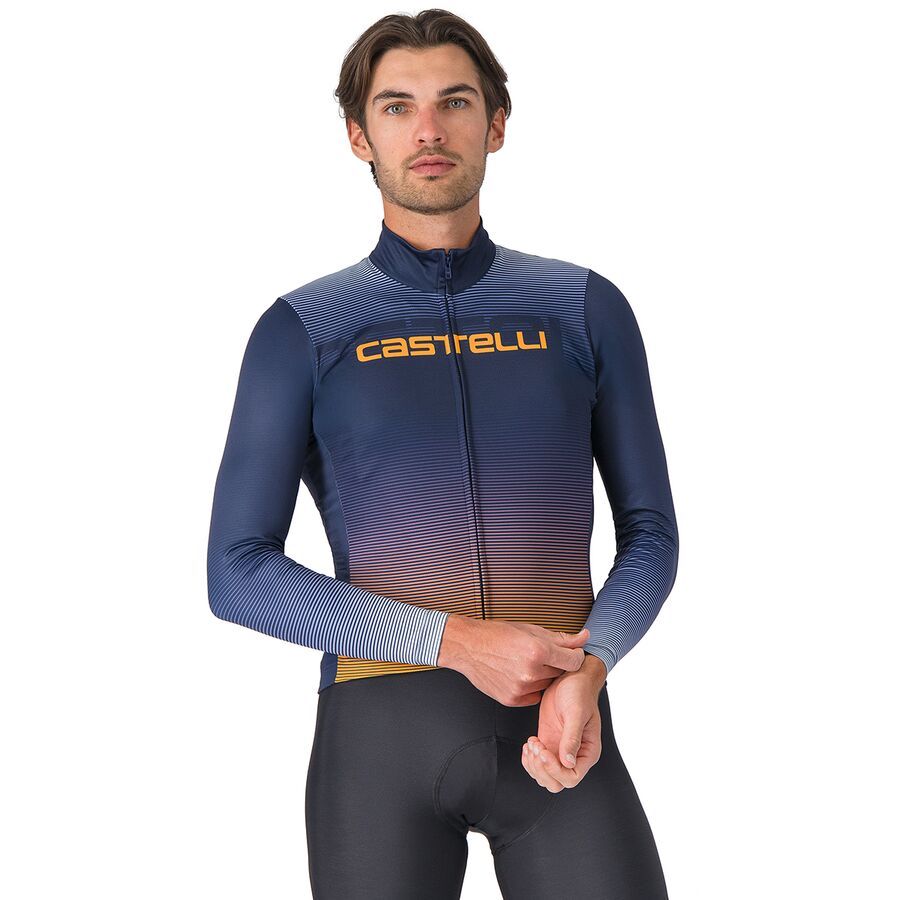 ■商品詳細■ブランドCastelliカステリ■商品名Apice Thermal Jersey - Men'sサーマル ジャージ - メンズ■商品状態新品・並行輸入品■色Belgian Blue/Vivid Orange/Winter Sky...