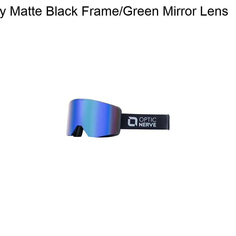 ■商品詳細■ブランドOptic Nerveオプティックナーヴ■商品名Quandary Gogglesクワンダリー ゴーグルズ■商品状態新品・並行輸入品■色Quandary Matte Black Frame/Green Mirror Len...