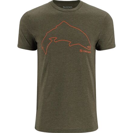 ■商品詳細■ブランドSimmsシムス■商品名Trout Outline T-Shirt - Men'sトラウト アウトライン T-シャツ - メンズ■商品状態新品・並行輸入品■色Loden Heather■備考(取寄) シムス メンズ トラ...