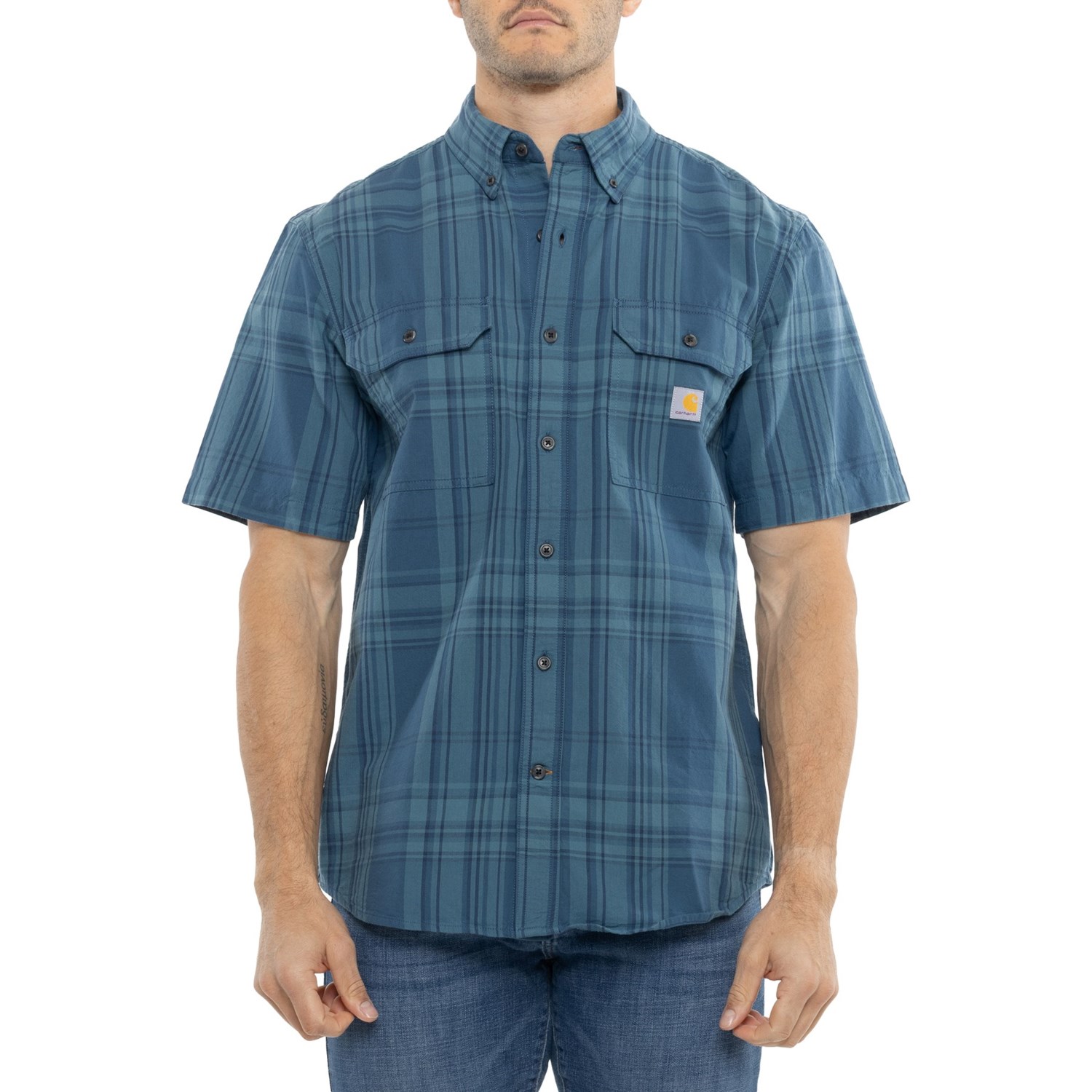 ■商品詳細■ブランドCarharttカーハート■商品名106746 Loose Fit Midweight Plaid Shirt - Short Sleeveルーズ フィット ミッドウエイト プレイド シャツ - ショート スリーブ■商品...