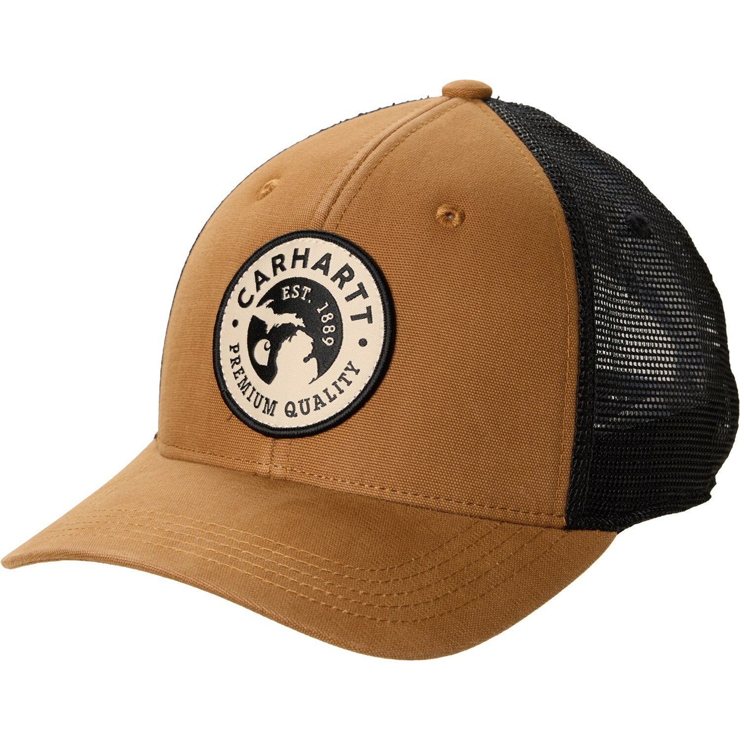 ■商品詳細■ブランドCarharttカーハート■商品名106737 Canvas Michigan Patch Trucker Hatキャンバス ミシガン パッチ トラッカー ハット■商品状態新品・並行輸入品■色Carhartt Brown...