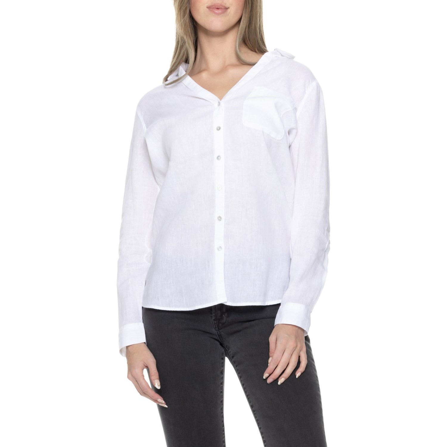 ■商品詳細■ブランドSigrid Olsenシグリッドオルセン■商品名XD Johnny Collar Shirt - Linen, Long Sleeveシグリッド オルセン Xd ジョニー カラー シャツ - リネン, ロング スリーブ...
