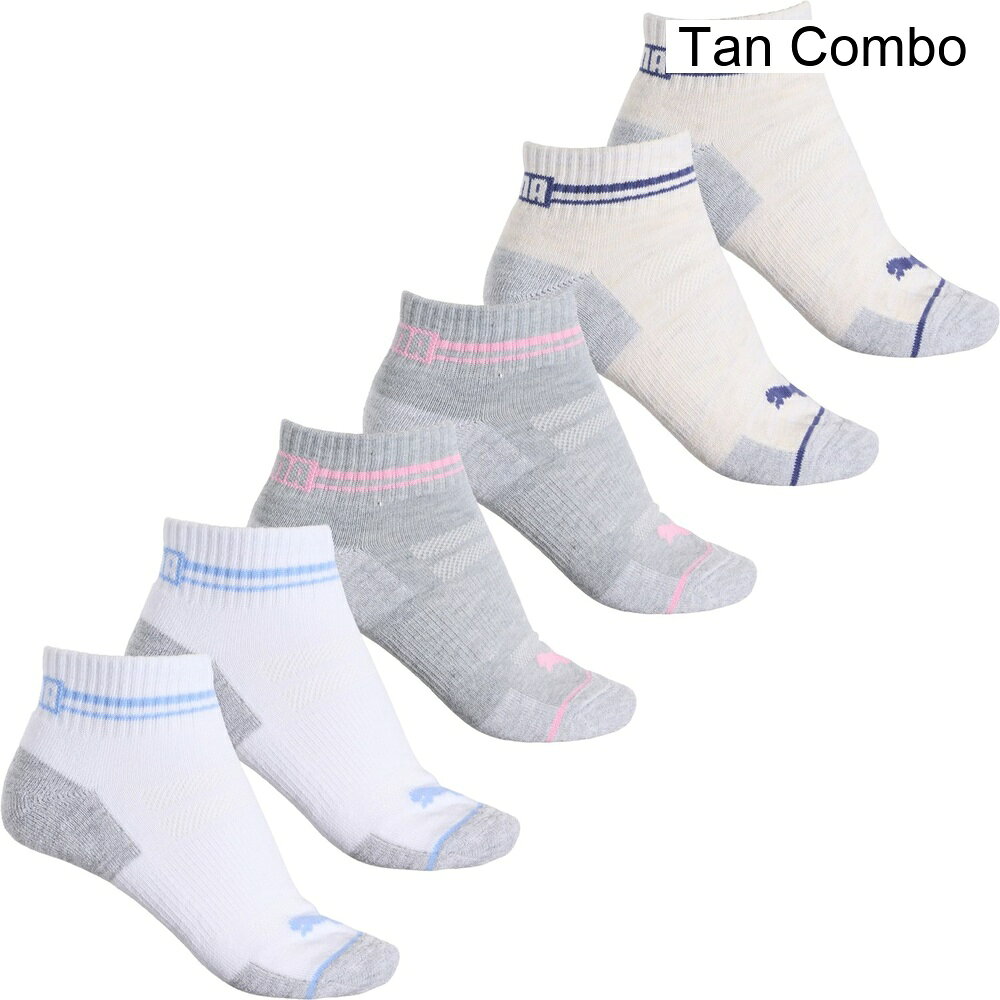 ■商品詳細■ブランドPumaプーマ■商品名Sportstyle Training Half-Terry Socks - 6-Pack, Quarter Crew (For Women)プーマ スポーツスタイル トレーニング ハーフ-テリー ...