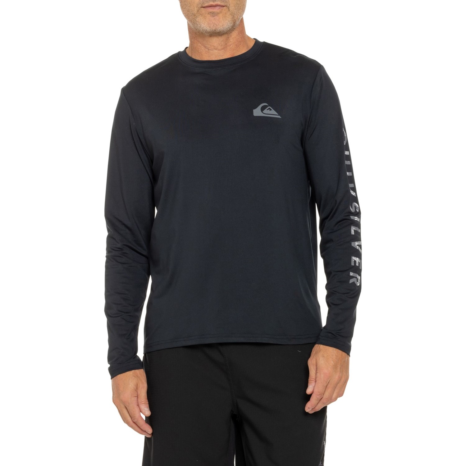■商品詳細■ブランドQuiksilverクイックシルバー■商品名Comp Logo Fill Rash Guard - UPF 50+, Long Sleeveクイックシルバー コンプ ロゴ フィル ラッシュ ガード - Upf 50以上,...