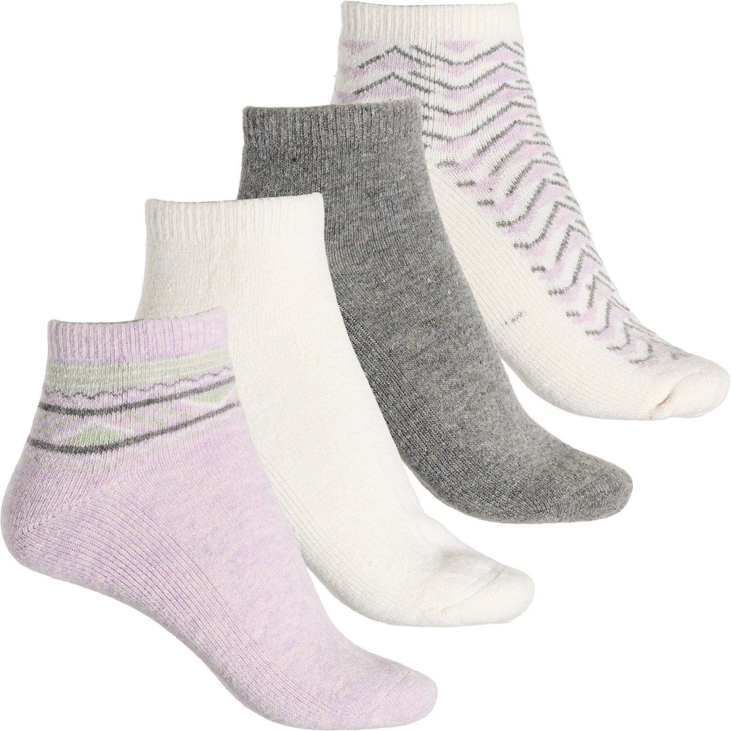 ■商品詳細■ブランドLands' Endランズエンド■商品名Half Cushion Wool-Blend Socks- 4-Pack, Quarter Crew (For Women)エンド ハーフ クッション ウール-ブレンド ソックス...