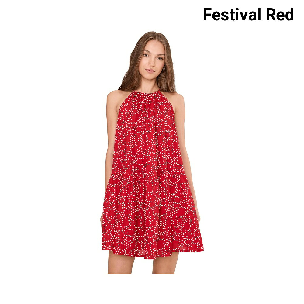 ■商品詳細■特徴 1Madewell®オーブリエラミニドレス - コットンビスコースで、シックなスタイルにふんわりとしたタッチを加えます。このプルオンスタイルのドレスは、全体にプリントが施されたノースリーブデザインのハルターネックラインを特...