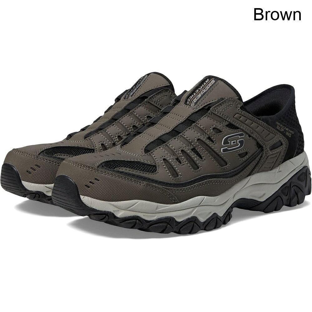 ■商品詳細■特徴 1SKECHERS® Afterburn M. Fit Ridgeburn Hands Free Slip-Insを着用してトレーニングの準備をしましょう。■特徴 2デュラレザー®とメッシュのアッパー。■特徴 3テキスタイ...