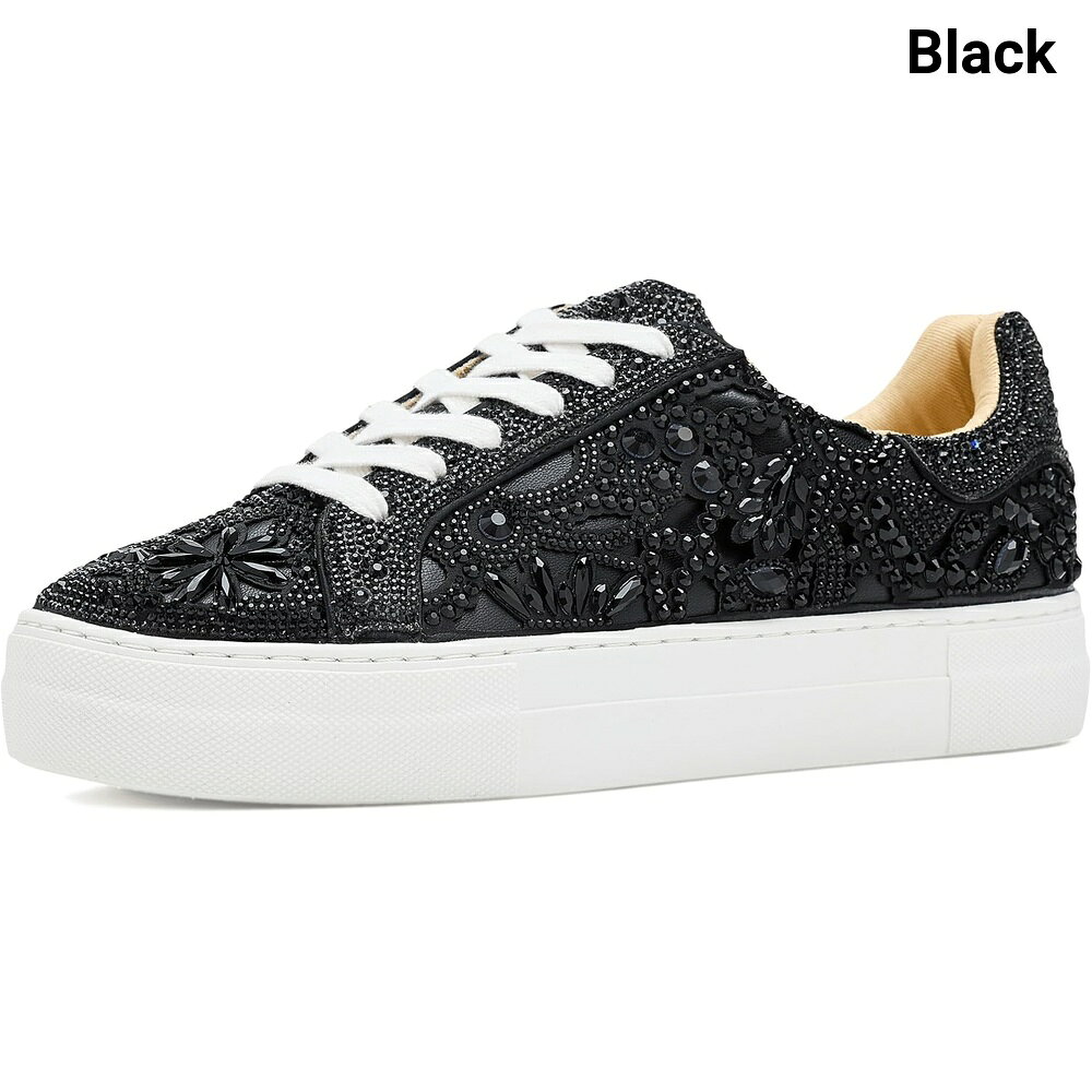 ■商品詳細■特徴 1豊かで本格的なデザインで装飾された、Betsey JohnsonのBlue™ Reilyスニーカーは、あなたのルックに高級感を加えること間違いなしです。■特徴 2テキスタイルのアッパー。■特徴 3柔らかく通気性のあるテキ...