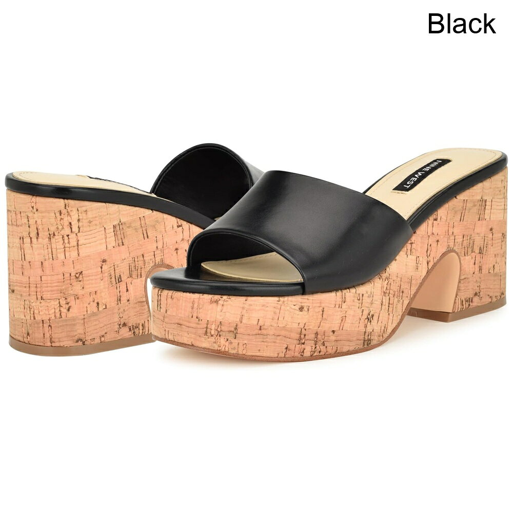 ■商品詳細■特徴 1スタイルと洗練さを兼ね備えたNine West® Boone 1サンダルを履いて自分を装いましょう。スリッポンのフットウェアは、フェイクレザーのアッパー構造、前方プラットフォーム付きの厚いブロックヒール、オープンラウンド...