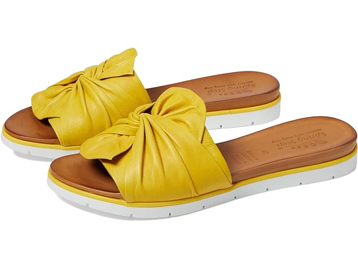 ■商品詳細■ブランドSpring Step スプリング ステップ■商品名Spring Step Lavonaラボナ■商品状態新品未使用・並行輸入品■色Yellow■詳細レザーの裏地とパッド入りのインソール。-簡単なスリッポンスタイル.-オー...