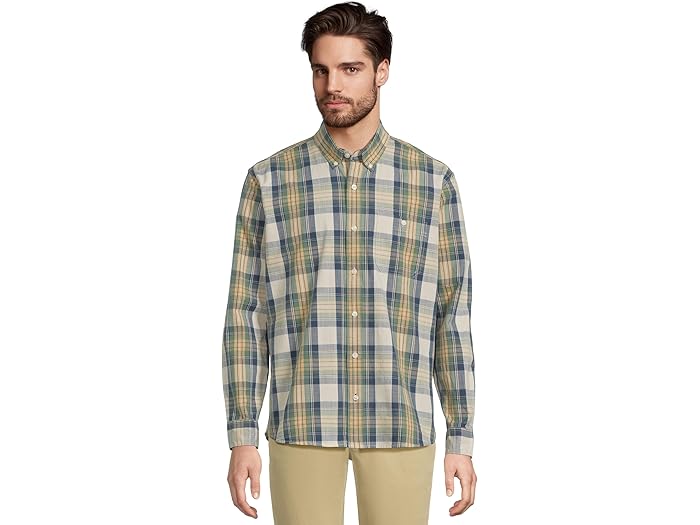 ■商品詳細■ブランドL.L.Bean エルエルビーン■商品名L.L.Bean Comfort Stretch Chambray Shirt Traditional Untucked Fit Long-sleeve Printコンフォート ス...