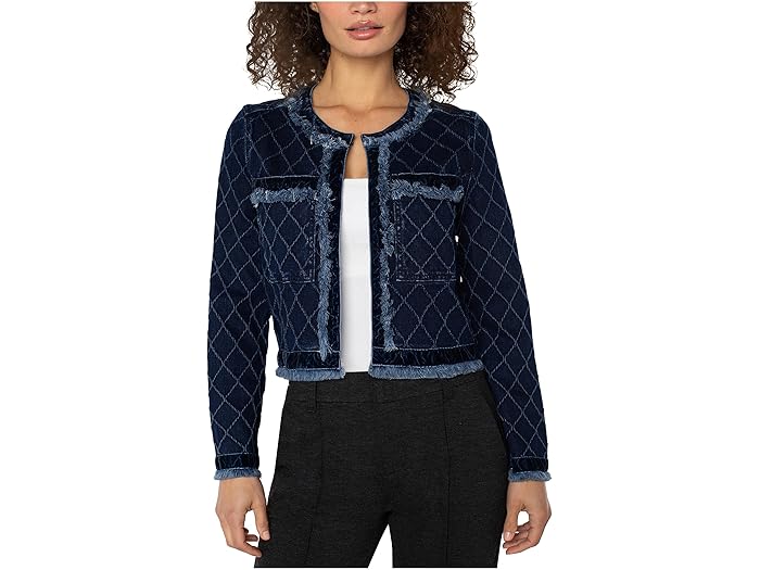 ■商品詳細■ブランドLiverpool Los Angeles リバプールロサンゼルス■商品名Liverpool Los Angeles Fray Edge Jacket W/ Velvet Trimフレイ エッジ ジャケット W/ ベルネ...