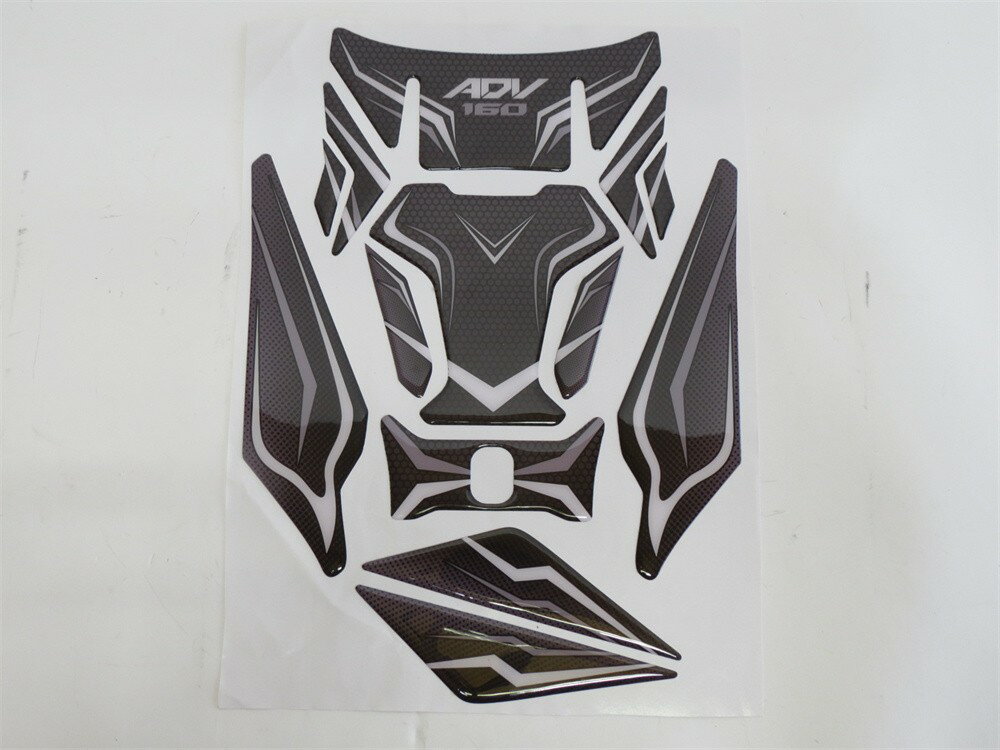 対応車種 Honda用 ADV 160 adv160 2023 以降 3Dステッカー、耐久性と防水　耐熱 裏面は両面テープですので貼るだけ簡単ドレスアップできます。 商品クオリティーなどは写真を見てご判断ください。 取扱説明書等は付属いたし...