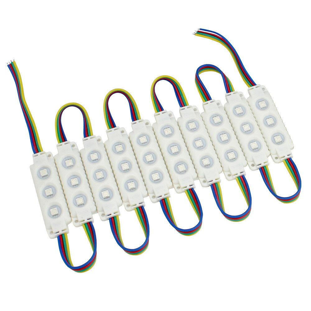 2種類の固定方法 LEDモジュールの背面には両面テープが付属しているため工具不要で簡単設置できます。 更に、落下防止用としてネジによるビス止めが可能です。 増設時のご注意 1回路につき40連まで 分岐ケーブルやループ配線などを行えば1回路6...