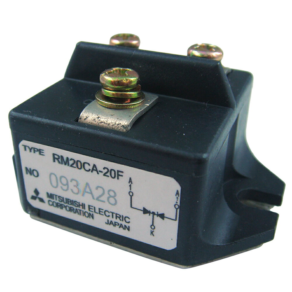 商品詳細 同梱物・セット内容 品名 数量 RM20CA-20F (パワーダイオードモジュール〉 MITSUBISHI (中古) 1個 仕様・諸元 型番：RM20CA-20F メーカー：MITSUBISHI TYPE：パワーダイオードモジュー...