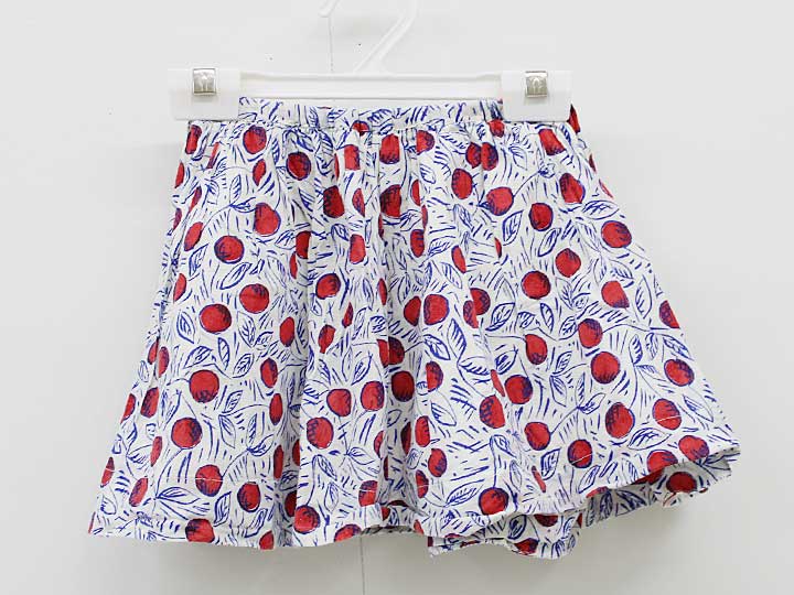 サイズ 104cm(4) 素材 綿100% 色 赤・ブルー・白 汚れ、ダメージ等 汚れ色褪せなし 使用感ランク A 性別 女児 その他 ウエスト総ゴム左右ポケット無し ＊使用感ランクは、Cを除き、あくまでも使用感のみ表すランクで、汚れ等は別...