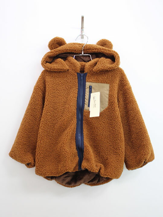 サイズ 100cm 素材 ポリエステル100％裏地：ポリエステル100％ 色 茶色 汚れ、ダメージ等 使用感ランク S 性別 男女兼用して頂けるデザインだと思います その他 フード取り外し可定価税込8,690円 ＊使用感ランクは、Cを除き、...