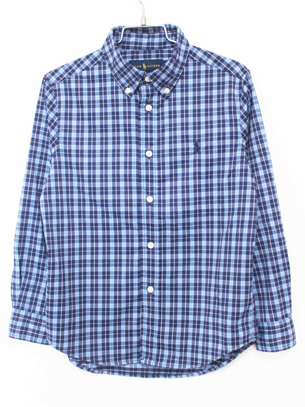 サイズ 120cm(6) 素材 ナイロン92％、ポリウレタン8％ 色 ブルー、紺、白 汚れ、ダメージ等 汚れ、色褪せはありません 使用感ランク A 性別 男の子 その他 左胸に紺色のシグネチャーのポニー刺繡2021年製 ＊使用感ランクは、C...