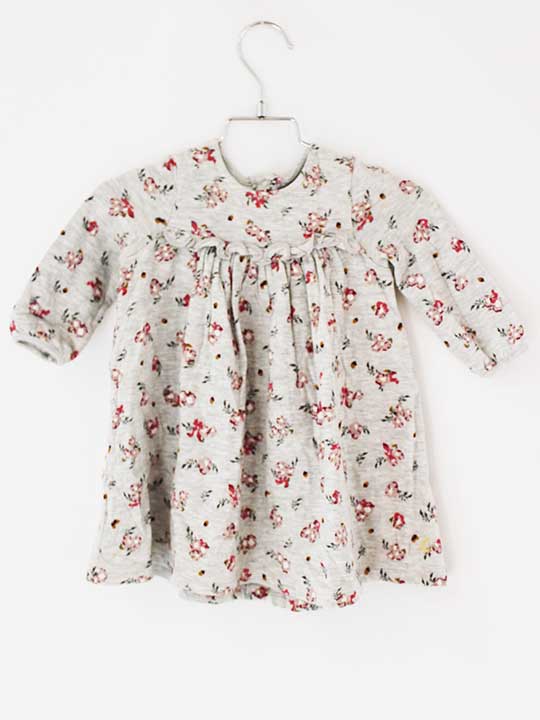 サイズ 74cm(12m) 素材 綿100％ 色 グレー、ピンクほか 汚れ、ダメージ等 汚れ、色褪せはありません 使用感ランク A 性別 女の子 その他 着丈約42.5cm、カットソー生地 背面中央、スナップボタンで開閉します ＊使用感ラン...