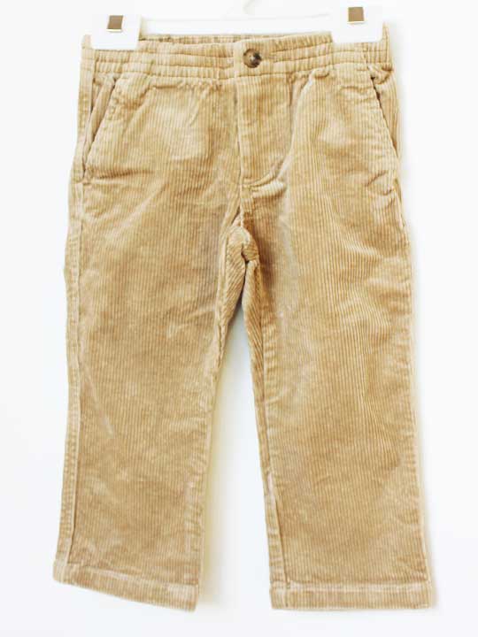 サイズ 90cm(2/2T) 素材 綿99％、ポリウレタン1％ 色 ベージュ 汚れ、ダメージ等 汚れ、色褪せはありません 使用感ランク A 性別 男の子 その他 フロント部分、ボタンとファスナーで開閉します ウエストゴム、内紐で幅調節可 背...