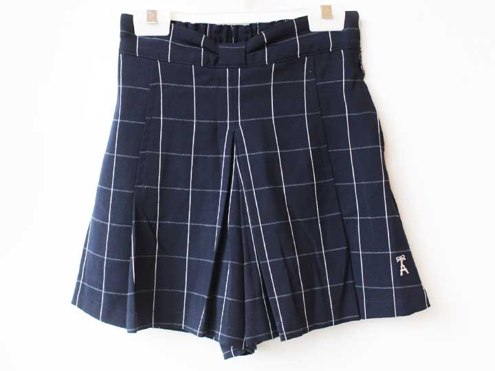 サイズ 120-130cm(3S) 素材 ポリ94％、レーヨン3％、ポリウレタン3％ 裏地：ポリ100％ 色 紺、白 汚れ、ダメージ等 汚れ、色褪せはありません 使用感ランク A 性別 女の子 その他 　 左サイド、ファスナーで開閉します ...