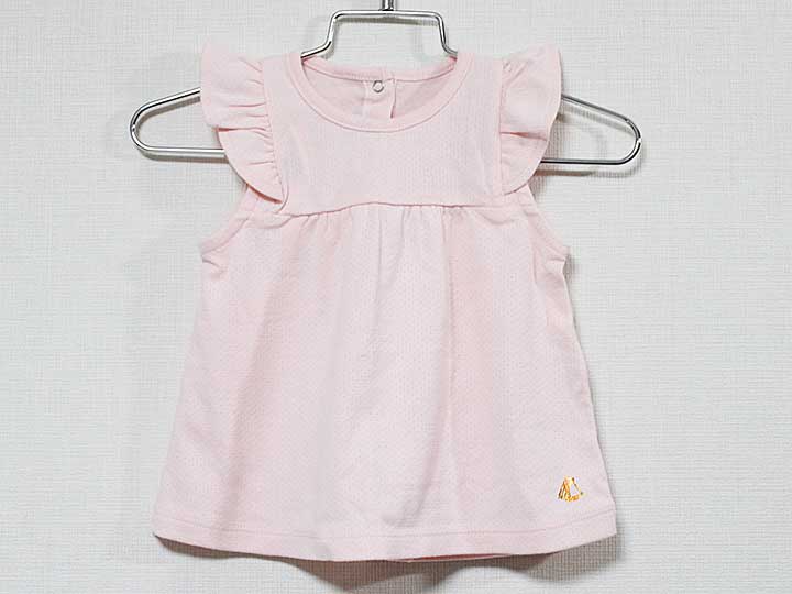 サイズ 74cm(12M) 素材 綿100％ 色 ピンク 汚れ、ダメージ等 使用感ランク S 性別 女児 その他 特になし ＊使用感ランクは、Cを除き、あくまでも使用感のみ表すランクで、汚れ等は別欄で記載しております。 例）使用感【特A】で...