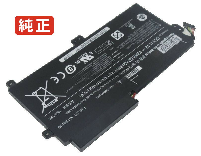 Np450r5e-x03it 11.4V or 10.8V 43Wh samsung ノート PC パソコン 純正 バッテリー 電池電圧 11.4V or 10.8V容量 3780mAh (43Wh)タイプ リチウムポリマー対応機種 Sam...