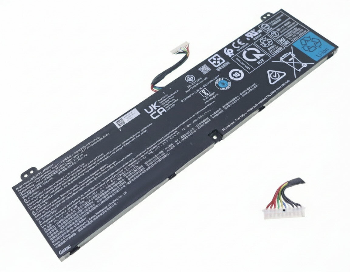 純正品｜安全・安心のノートPC用バッテリー ■ 商品仕様 商品名Conceptd 5 cn516-72g-75rv 15.2V 99.98Wh acer ノート PC パソコン 純正 バッテリー 電池 電圧15.2V 容量6578mAh (...