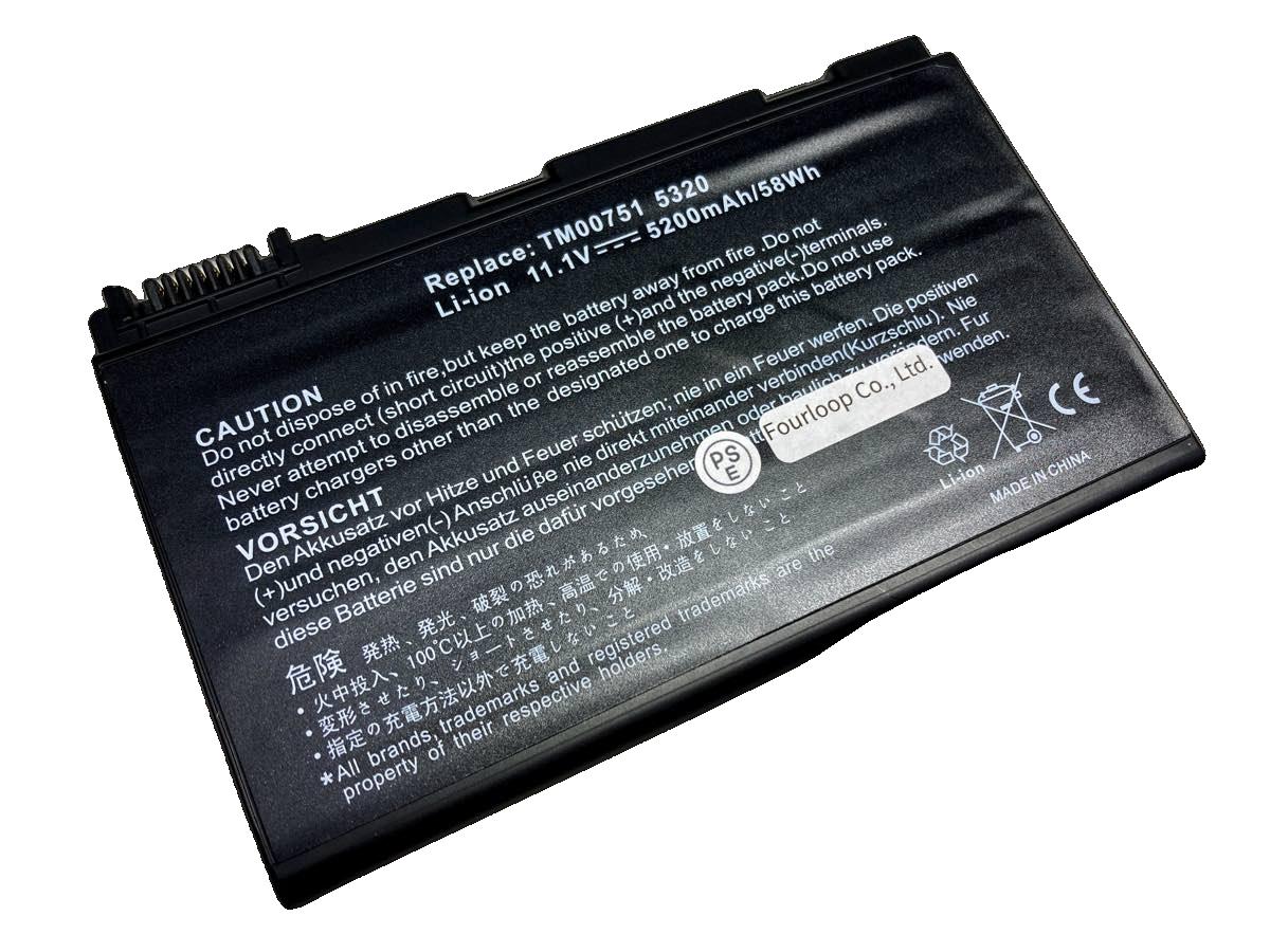 Travelmate 5720-812g16 11.1V 48Wh acer ノート PC パソコン 互換 バッテリー 電池電圧 11.1V容量 4400mAh (48Wh)タイプ リチウムイオン対応機種 Acer travelmate 5...