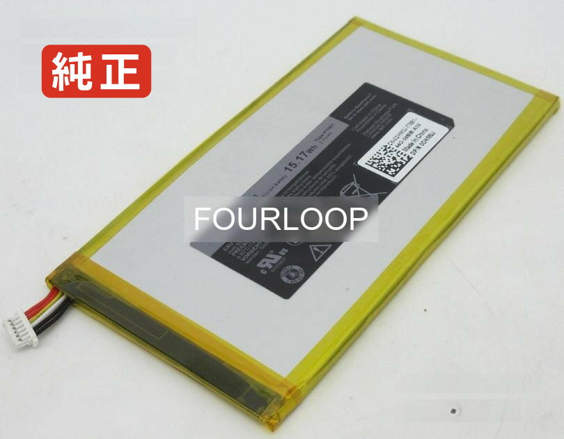 純正品｜安全・安心のノートPC用バッテリー ■ 商品仕様 商品名Venue 7 3.7V 15.17Wh dell ノート PC パソコン 純正 バッテリー 電池 電圧3.7V 容量4100mAh (15.17Wh) タイプリチウムイオン ...