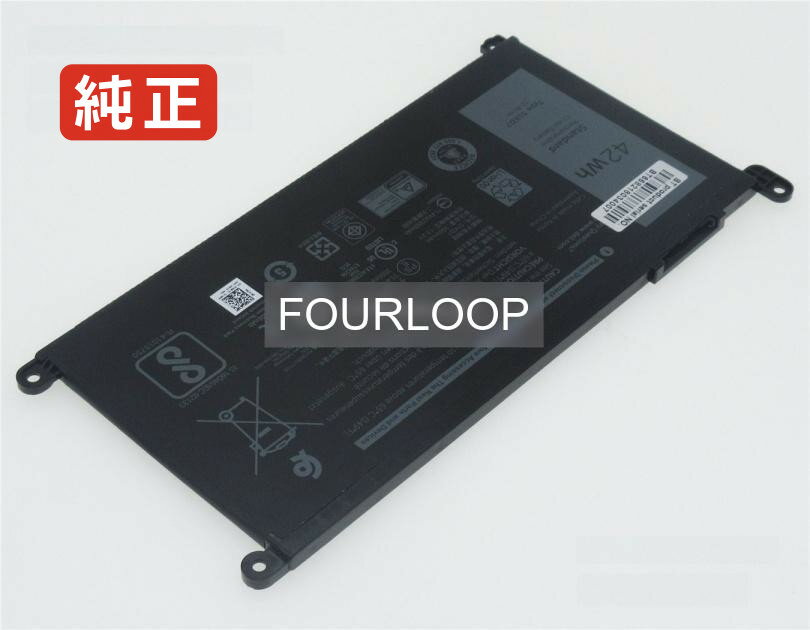 純正品｜安全・安心のノートPC用バッテリー ■ 商品仕様 商品名Chromebook 11 3180 11.4V 42Wh dell ノート PC パソコン 純正 バッテリー 電池 電圧 11.4V 容量3680mAh (42Wh) タイプ...