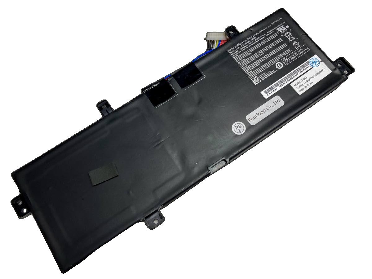 Sabrepro 15 11.4V 60Wh gigabyte ノート PC パソコン 互換 バッテリー 電池電圧 11.4V容量 5300mAh (60Wh)タイプ リチウムポリマー対応機種 Gigabyte sabrepro 15色 黒...