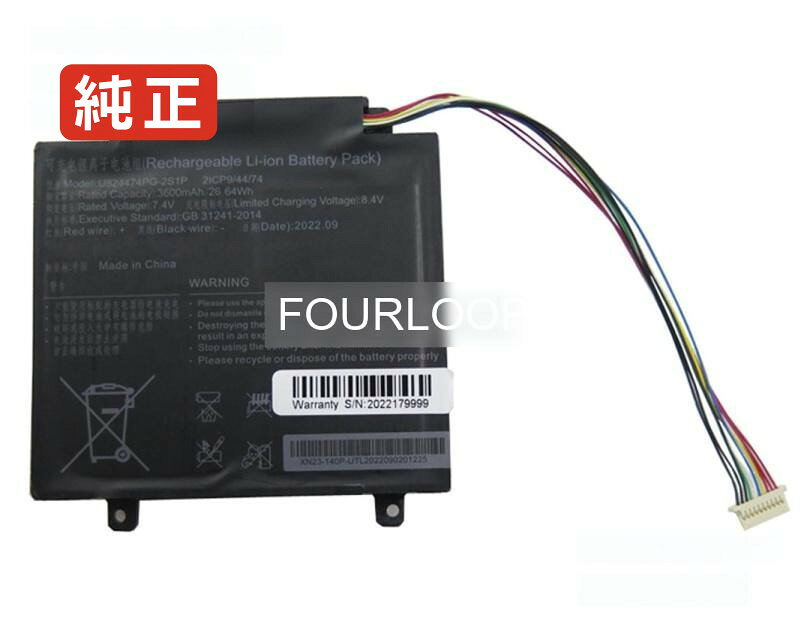 純正品｜安全・安心のノートPC用バッテリー ■ 商品仕様 商品名U824474pg-2s1p 7.4V 26.64Wh rtdpart ノート PC パソコン 純正 バッテリー 電池 電圧7.4V 容量3600mAh (26.64Wh) タ...