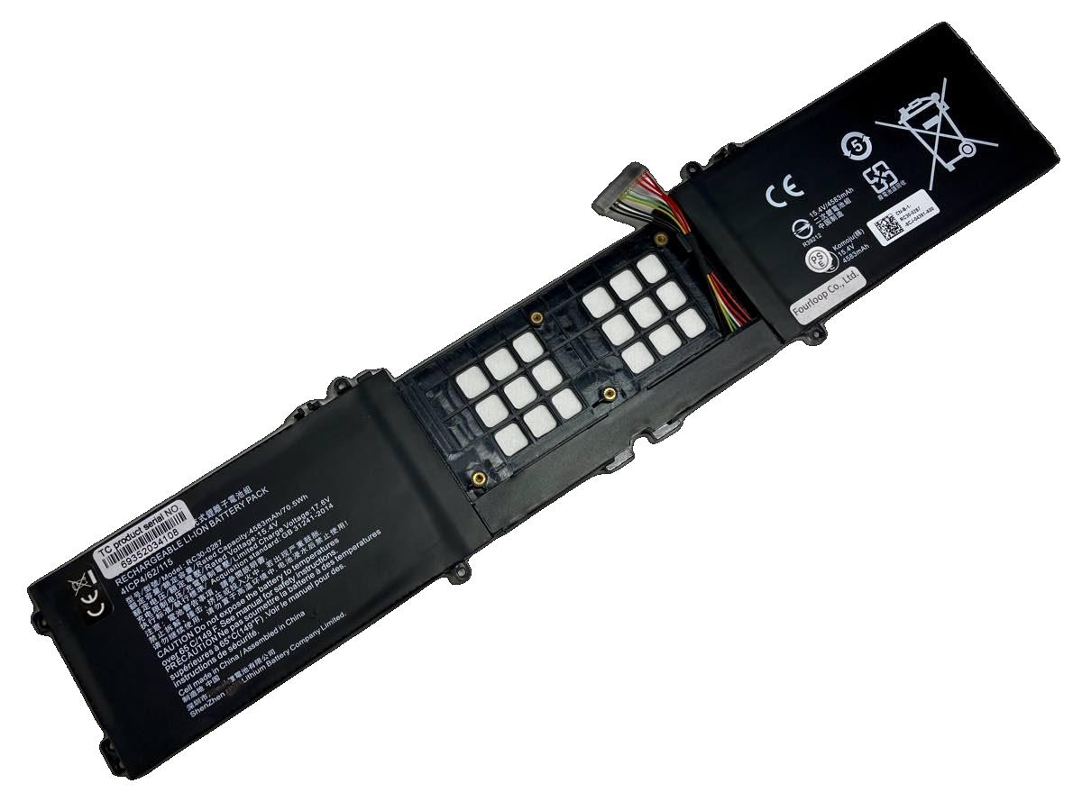Rz09-02877e92-r341 15.4V 70.5Wh razer ノート PC パソコン 純正 バッテリー 電池電圧 15.4V容量4583mAh (70.5Wh)タイプ リチウムイオン対応機種 Razer rz09-02877e...