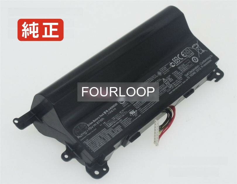 G752vs-ba263t 15V 87Wh asus ノート PC パソコン 純正 バッテリー 電池電圧 15V容量5800mAh (87Wh)タイプ リチウムイオン対応機種 Asus g752vs-ba263t色 黒種別純正品保証期間3...