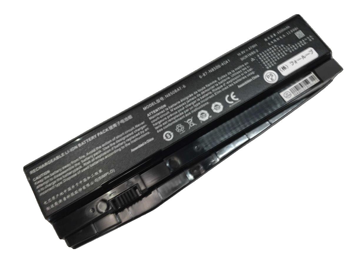 N850ez 10.8V 47Wh clevo ノート PC パソコン 純正 バッテリー 電池電圧 10.8V容量4200mAh (47Wh)タイプ リチウムイオン対応機種Clevo N850, N850EK1, N850EL, N850E...