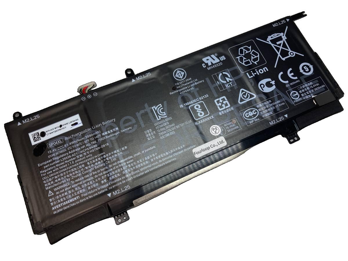 純正品｜安全・安心のノートPC用バッテリー ■ 商品仕様 商品名Spectre x360 13-ap0042tu 15.4V 61.4Wh hp ノート PC パソコン 純正 バッテリー 電池 電圧 15.4V 容量3990mAh (61....