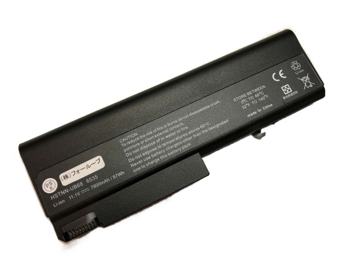 Probook 6730 10.8V 80Wh hp ノート PC パソコン 互換 バッテリー 電池電圧 10.8V容量 6600mAh (80Wh)タイプ リチウムイオン対応機種Hp EliteBook 6930p, EliteBook ...