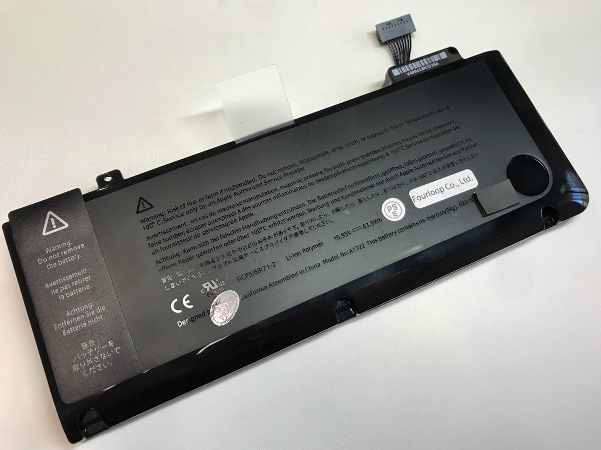 純正品｜安全・安心のノートPC用バッテリー ■ 商品仕様 商品名Macbook pro 13 mitte 2009 10.95V 63.5Wh apple ノート PC パソコン 純正 バッテリー 電池 電圧 10.95V 容量 5800m...